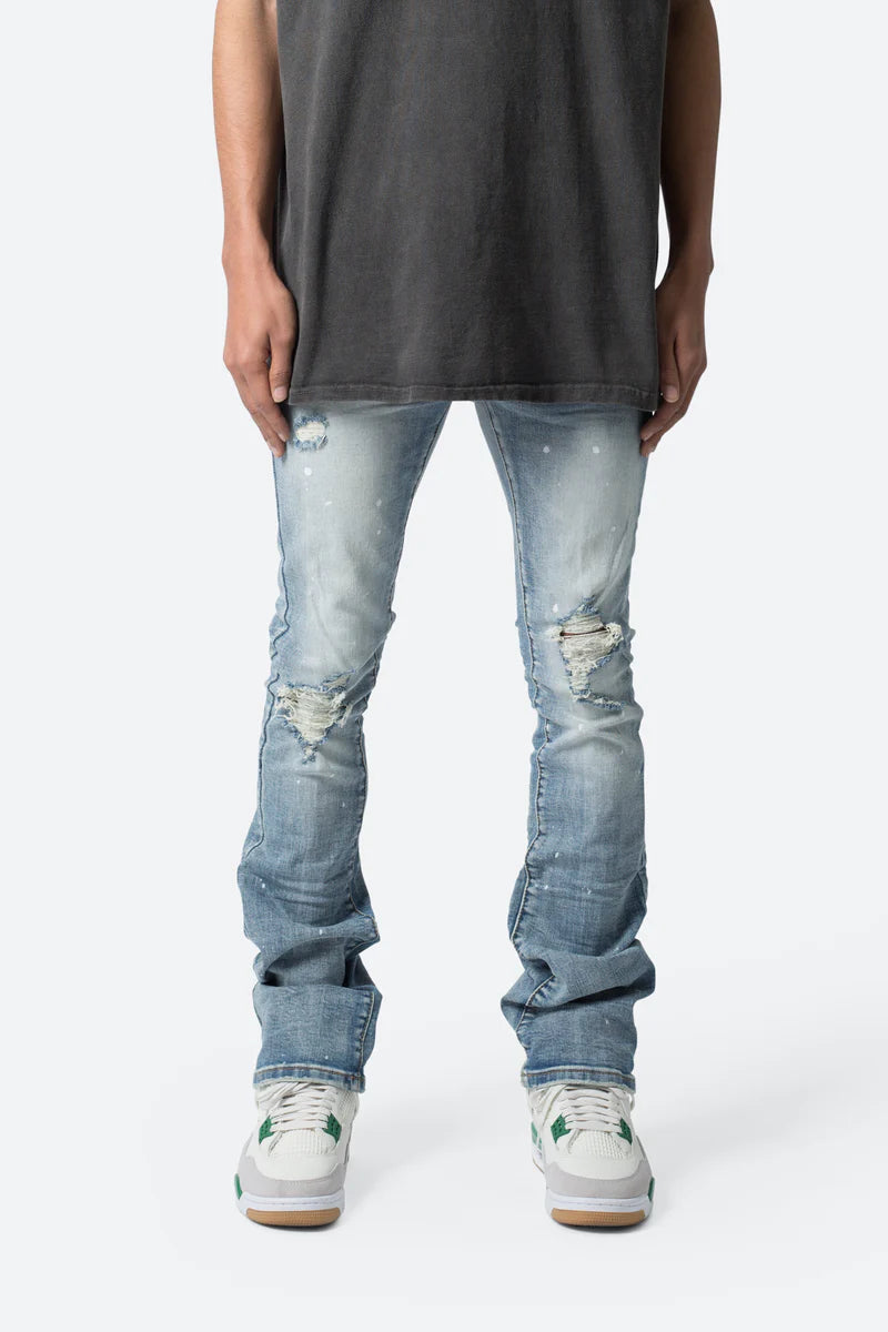 MNML X598 SKINNY STACKED DENIM - BLUE – 8pm Canada Store