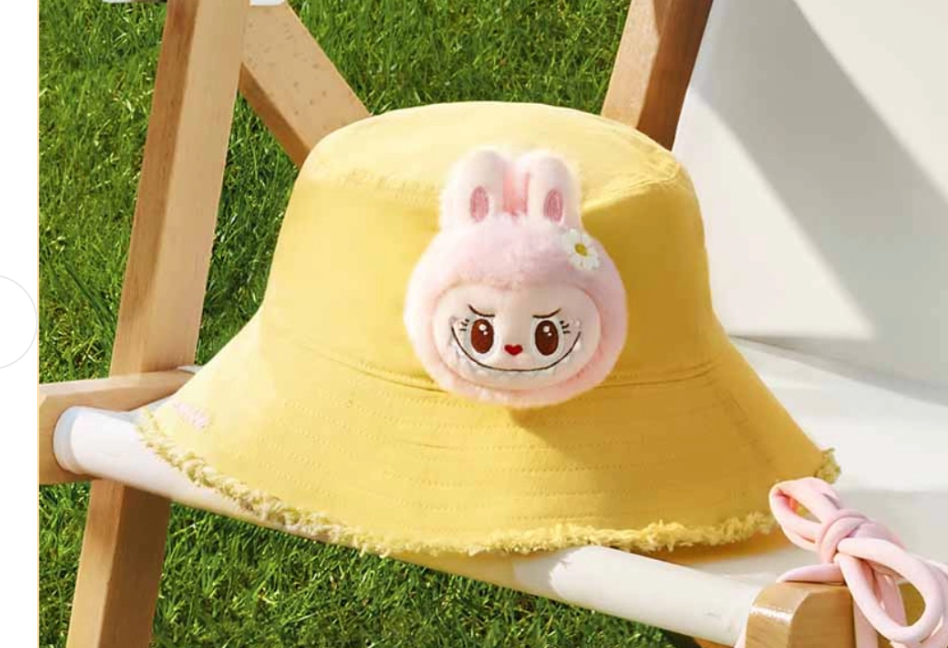 POP MART - Wake Up Mokoko Series Bucket/Fisherman Hat (POPLAND Exclusi ...