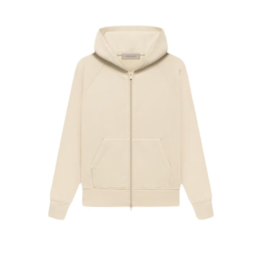 FEAR OF GOD ESSENTIALS KID'S FULLZIP HOODIE EGG SHELL – 8pm Canada Store